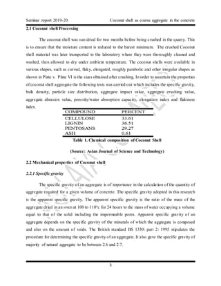 Coconut shell as coarse aggregate in the concrete | DOCX
