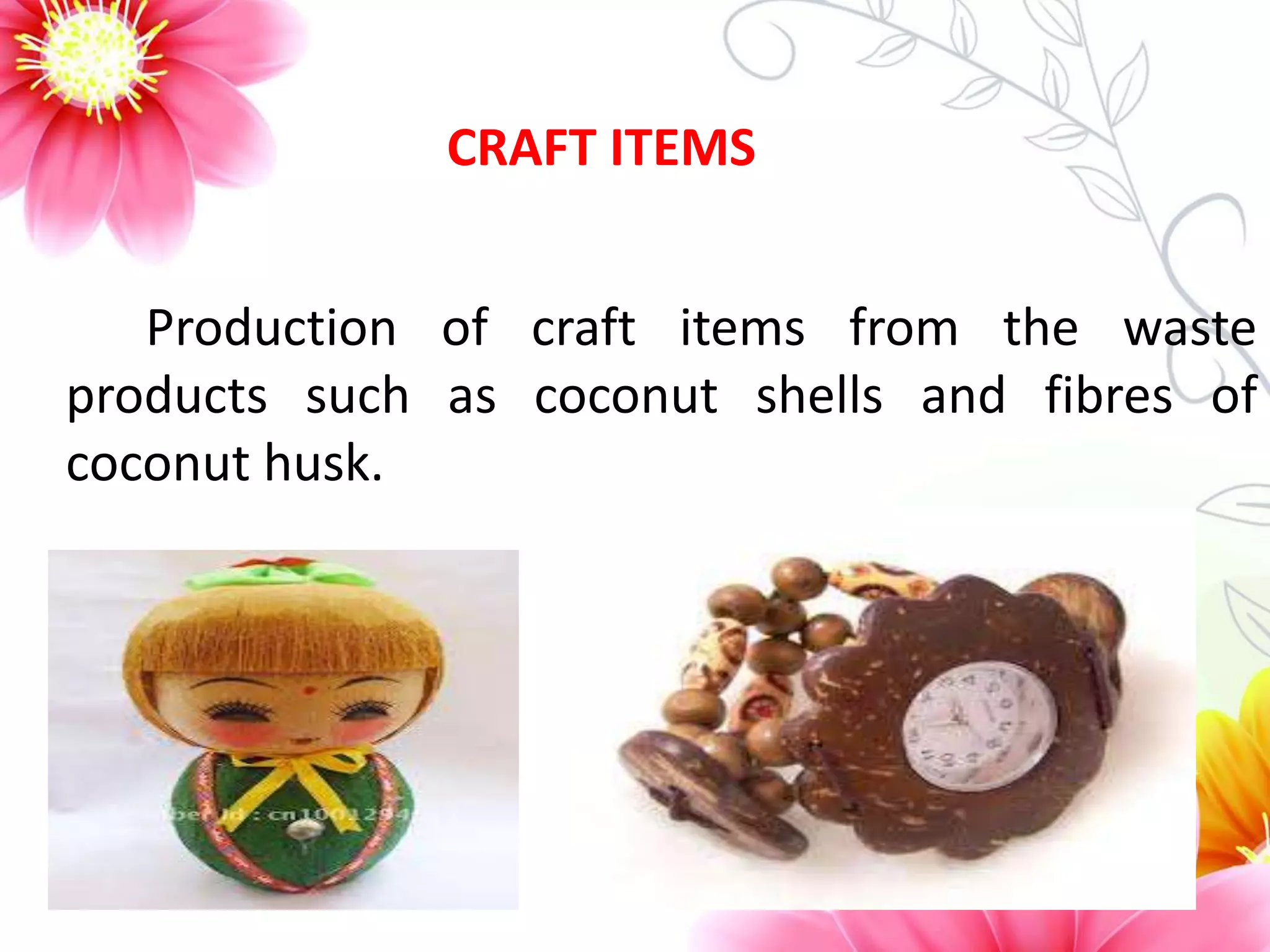 Coconut waste utilization | PPTX