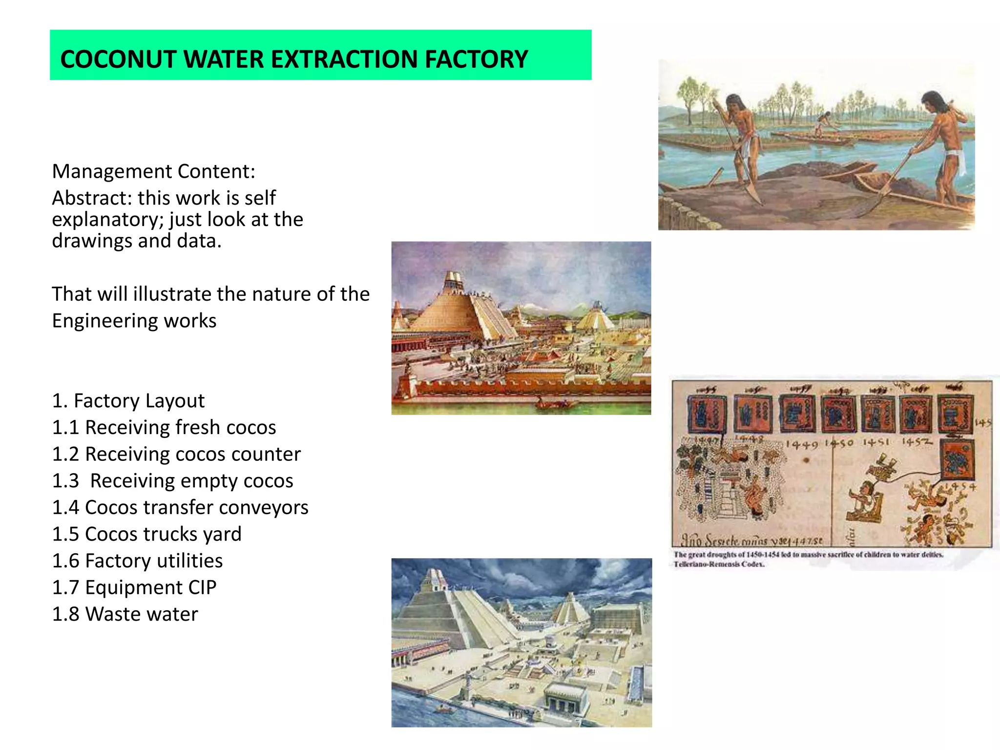 Coconut water extraction factory | PPTX