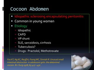 Cocoon abdomen | PPTX