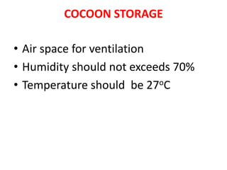 Cocoon harvesting and processing | PPTX