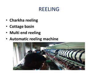 Cocoon harvesting and processing | PPTX