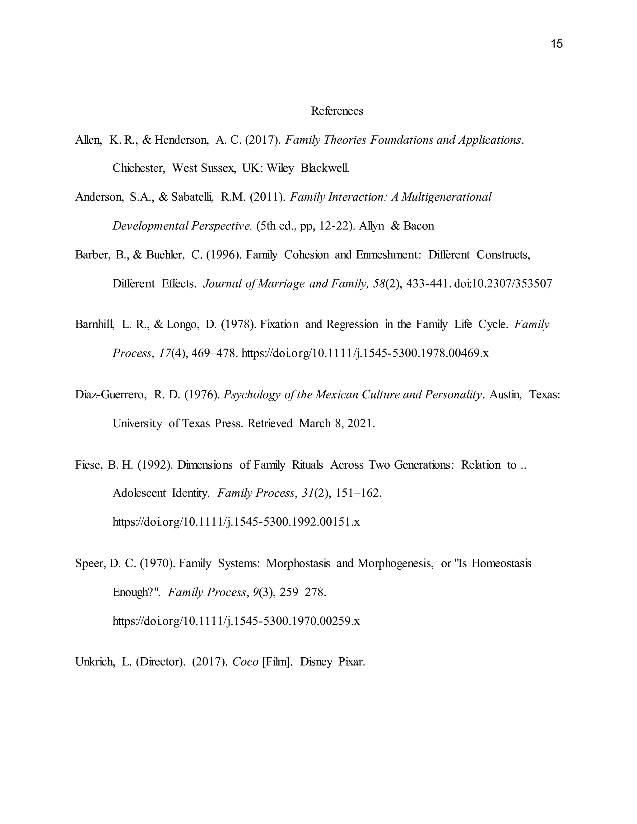 Family Systems Theory Analysis of Coco | DOCX