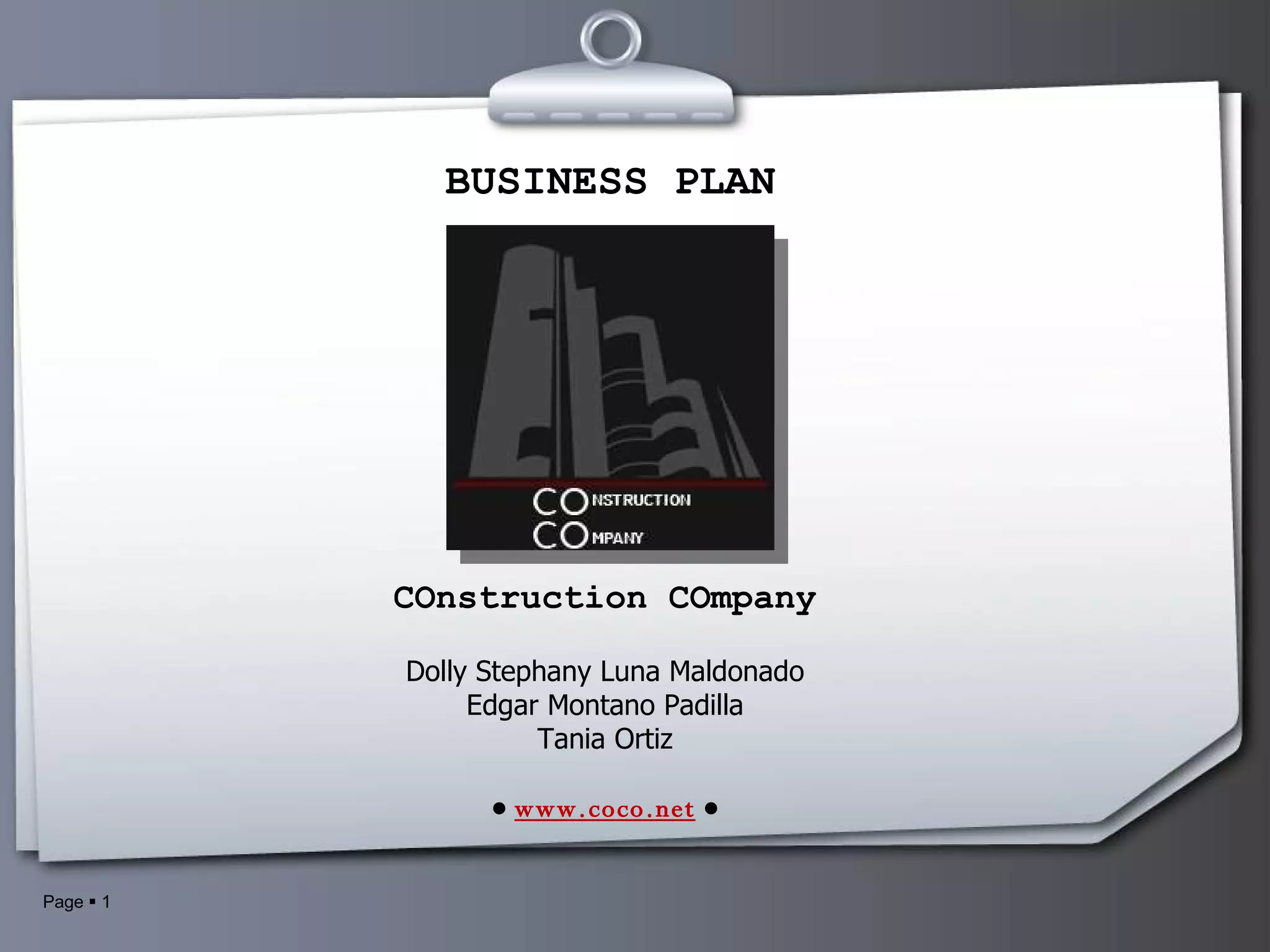 Coco's business plan | PPT