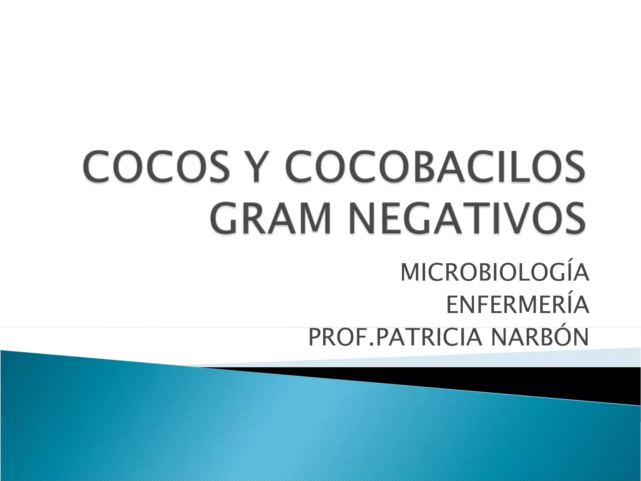 Cocos y cocobacilos gram negativos | PPT