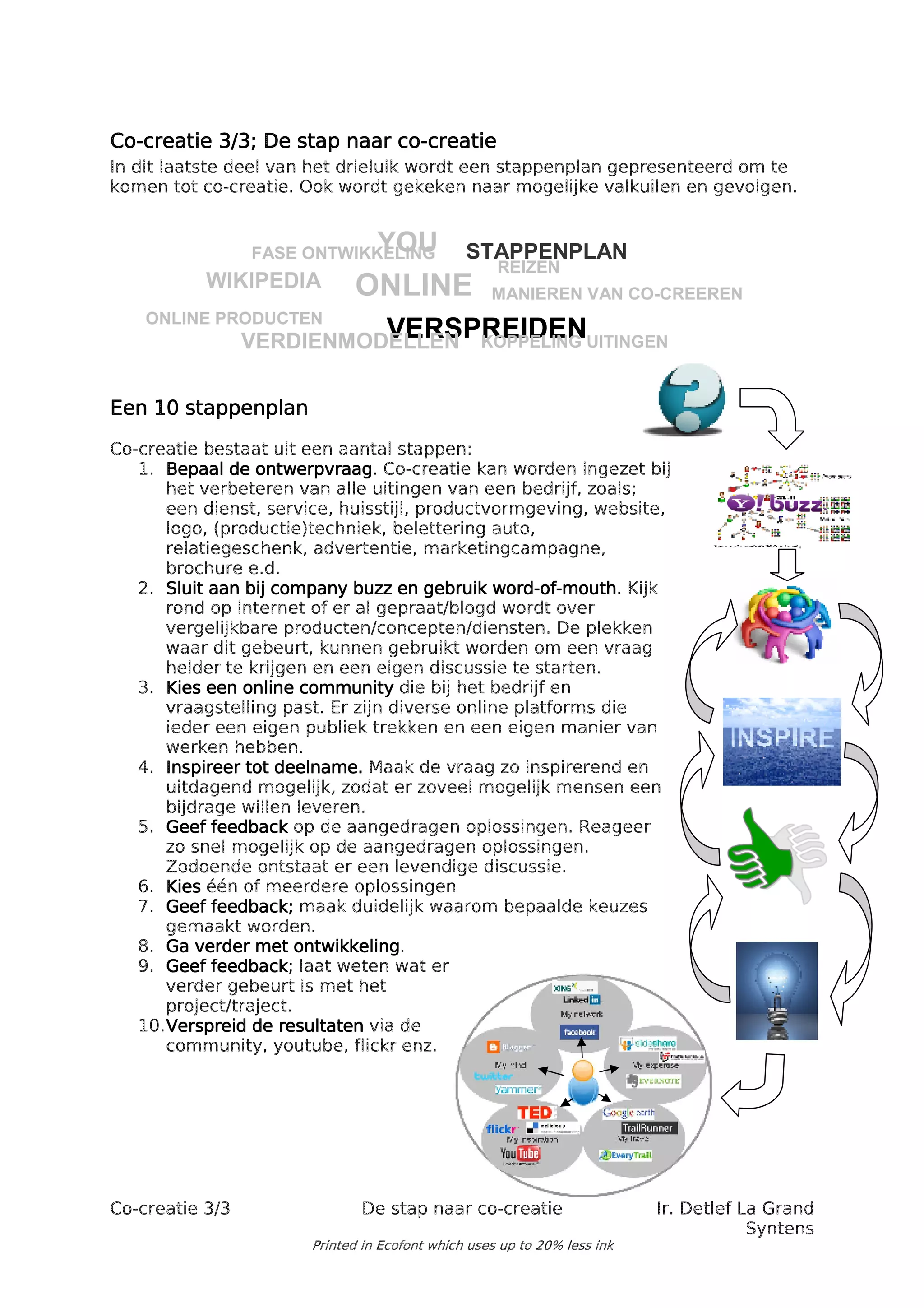 Cocreatie 3/3; De Stap naar co-creatie | PDF
