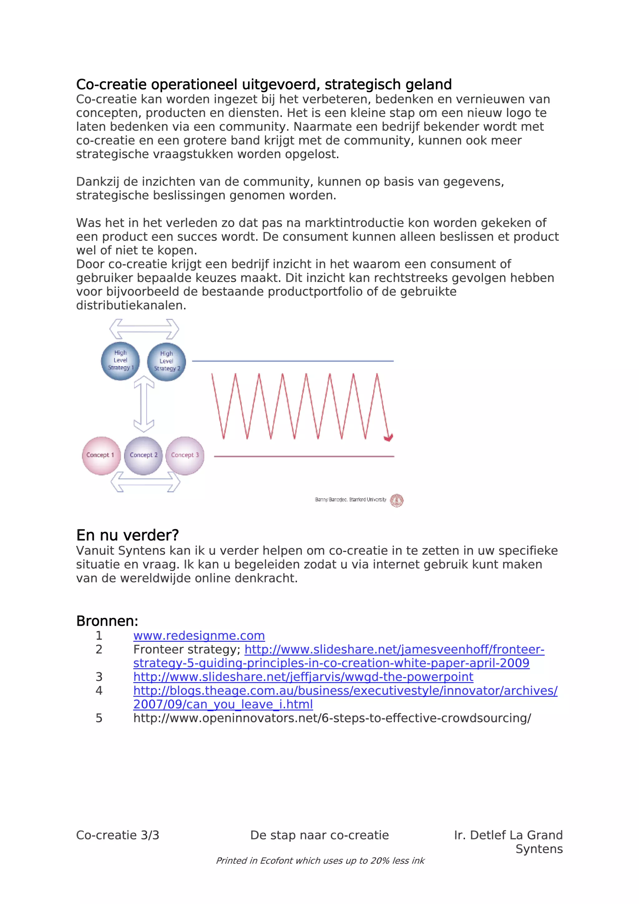 Cocreatie 3/3; De Stap naar co-creatie | PDF