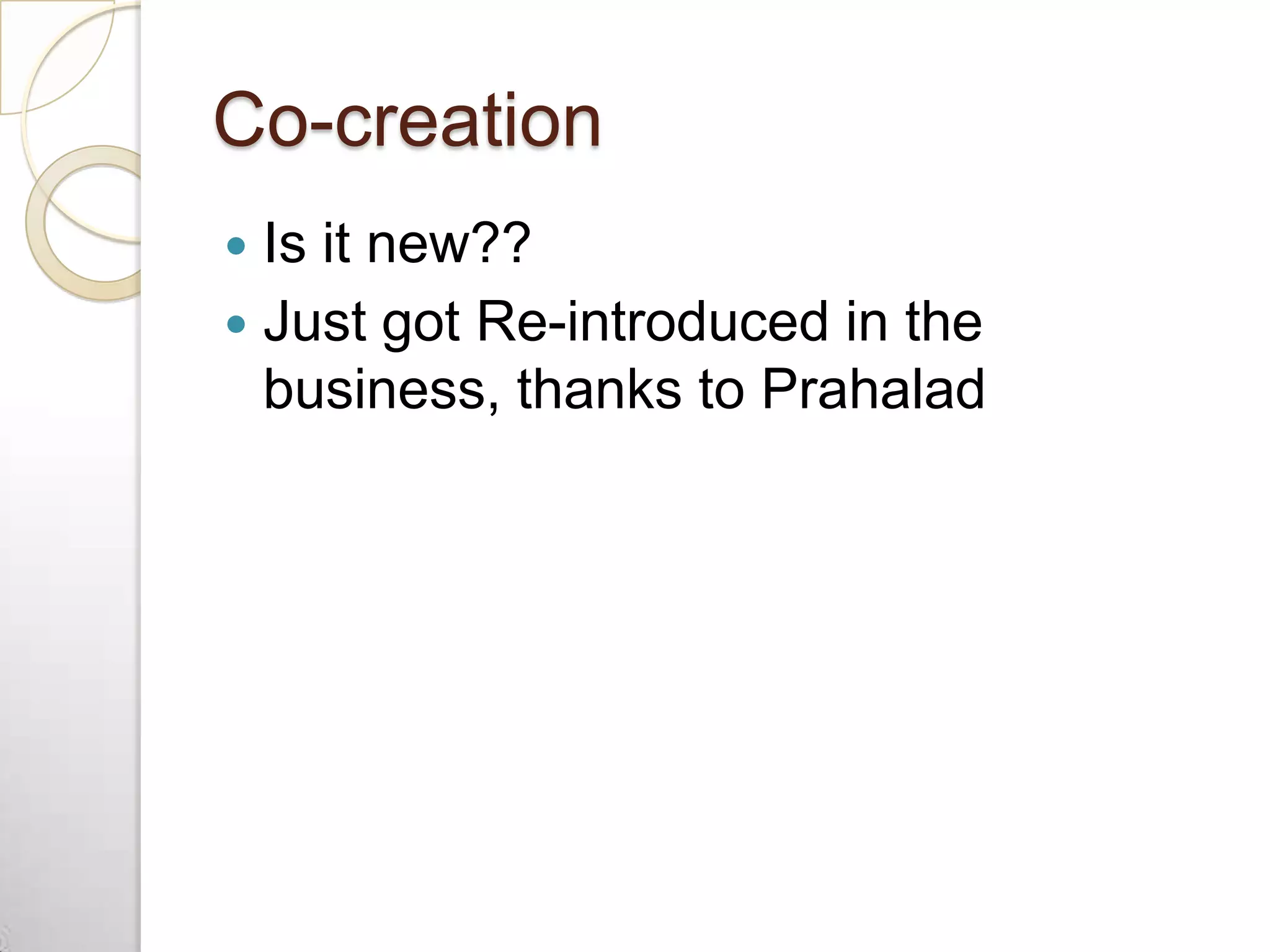 Co-creation Models | PPTX