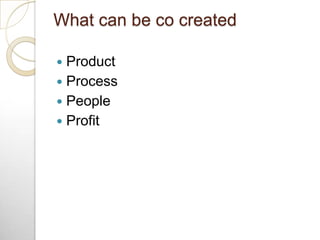 Co-creation Models | PPTX