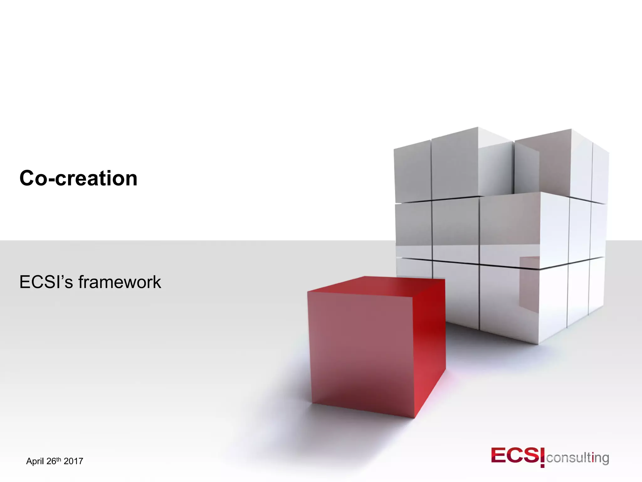 Co-creation - ECSI Insights | PDF