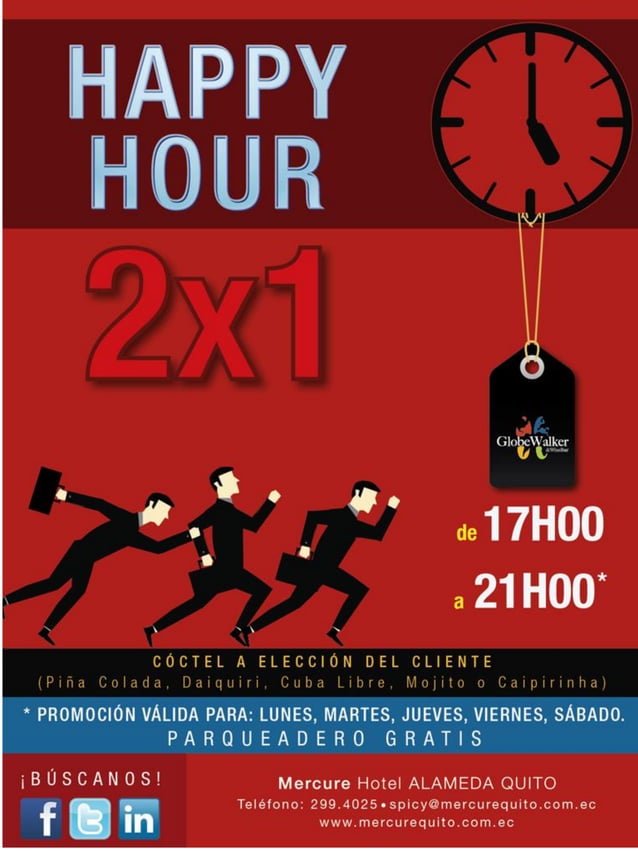 Happy Hour Cocteles 2X1 | PDF