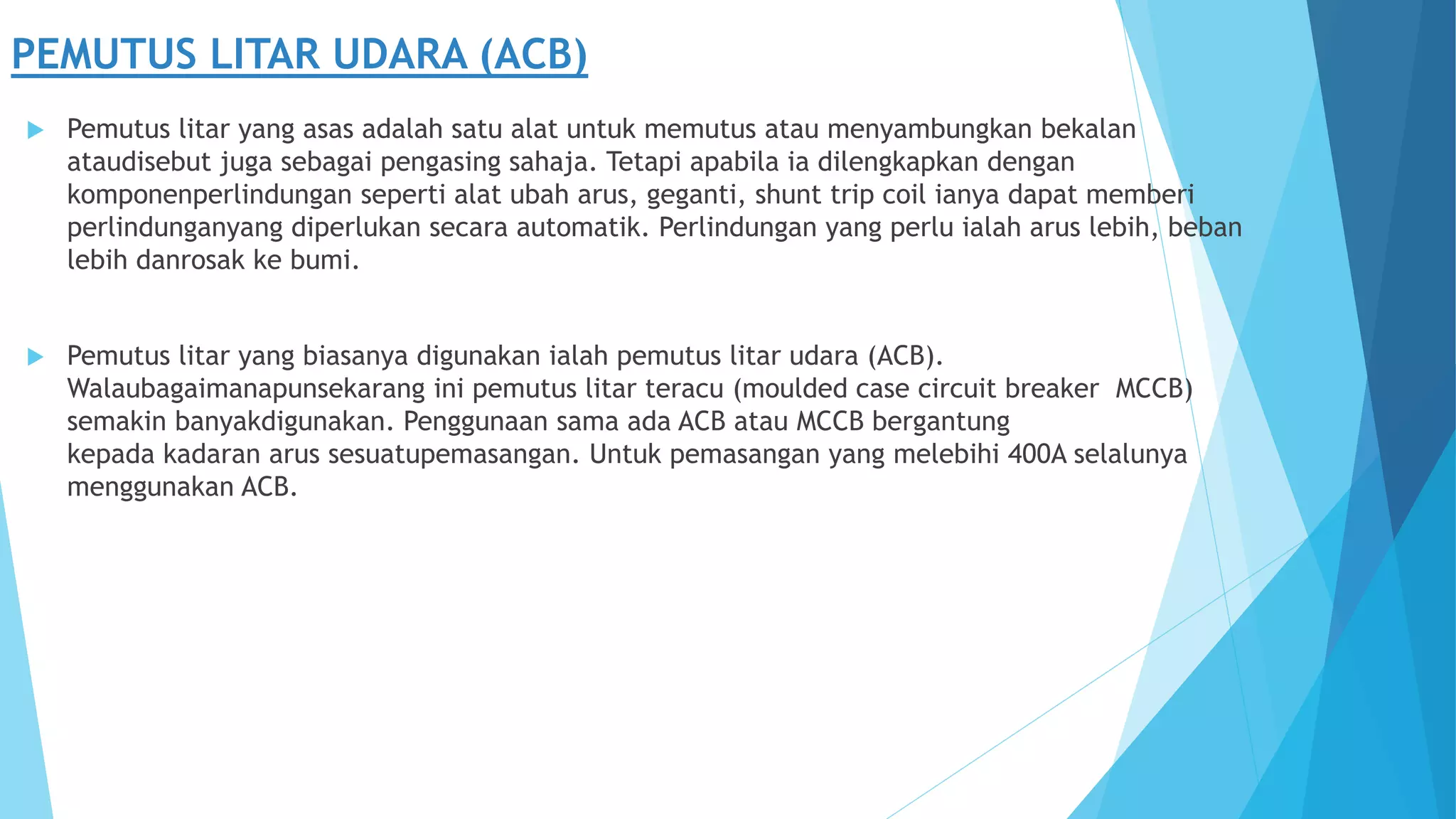 Jenis-jenis Papan Suis Utama ( Main Switch Board) | PPTX