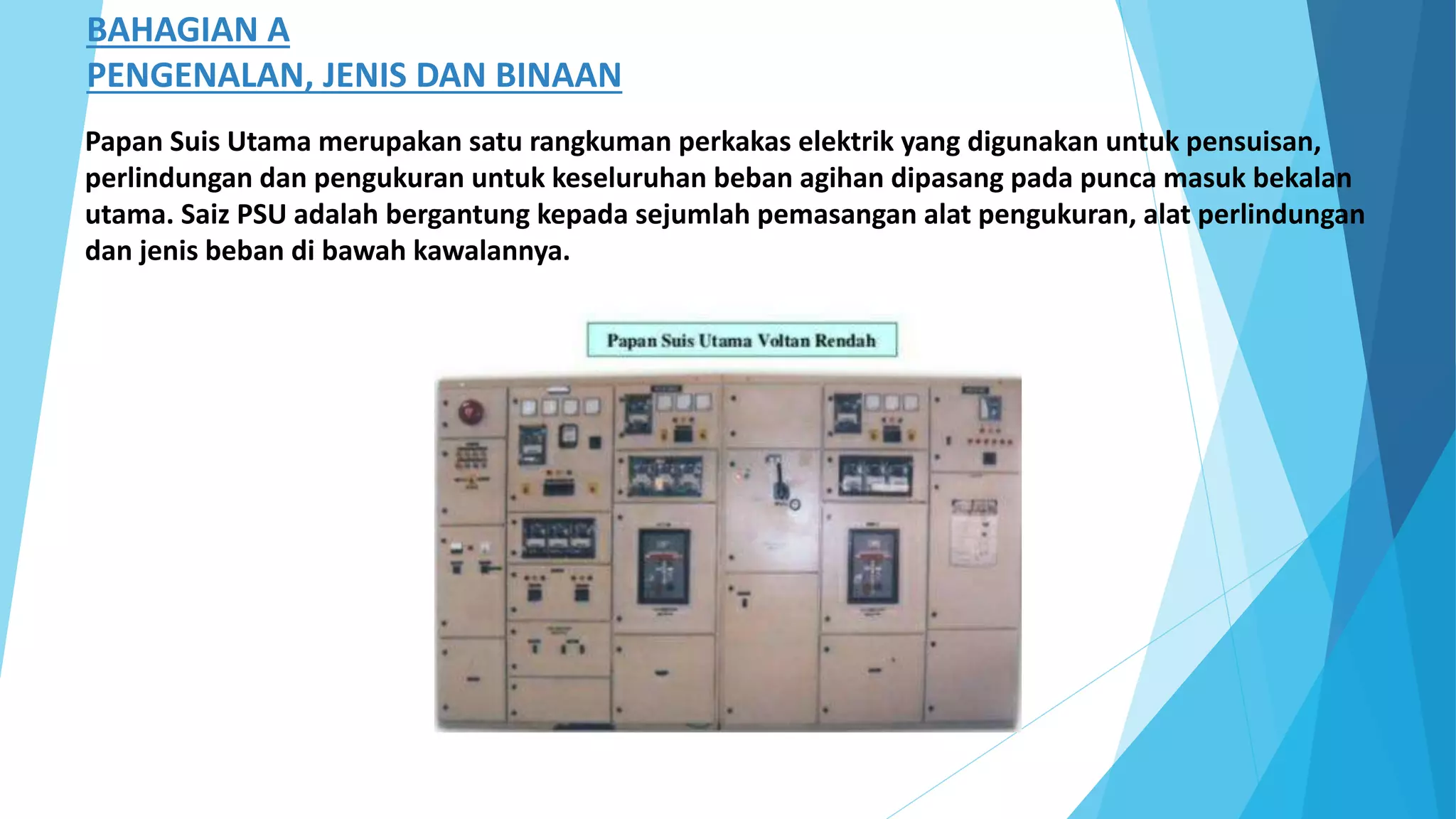 Jenis-jenis Papan Suis Utama ( Main Switch Board) | PPTX