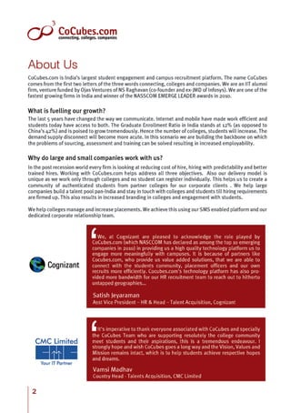 Co cubes.com corporate brochure | PDF