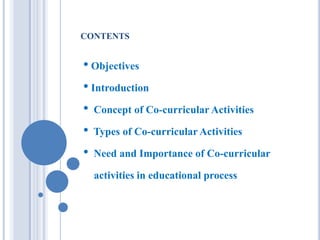 Cocurricular activities | PPTX