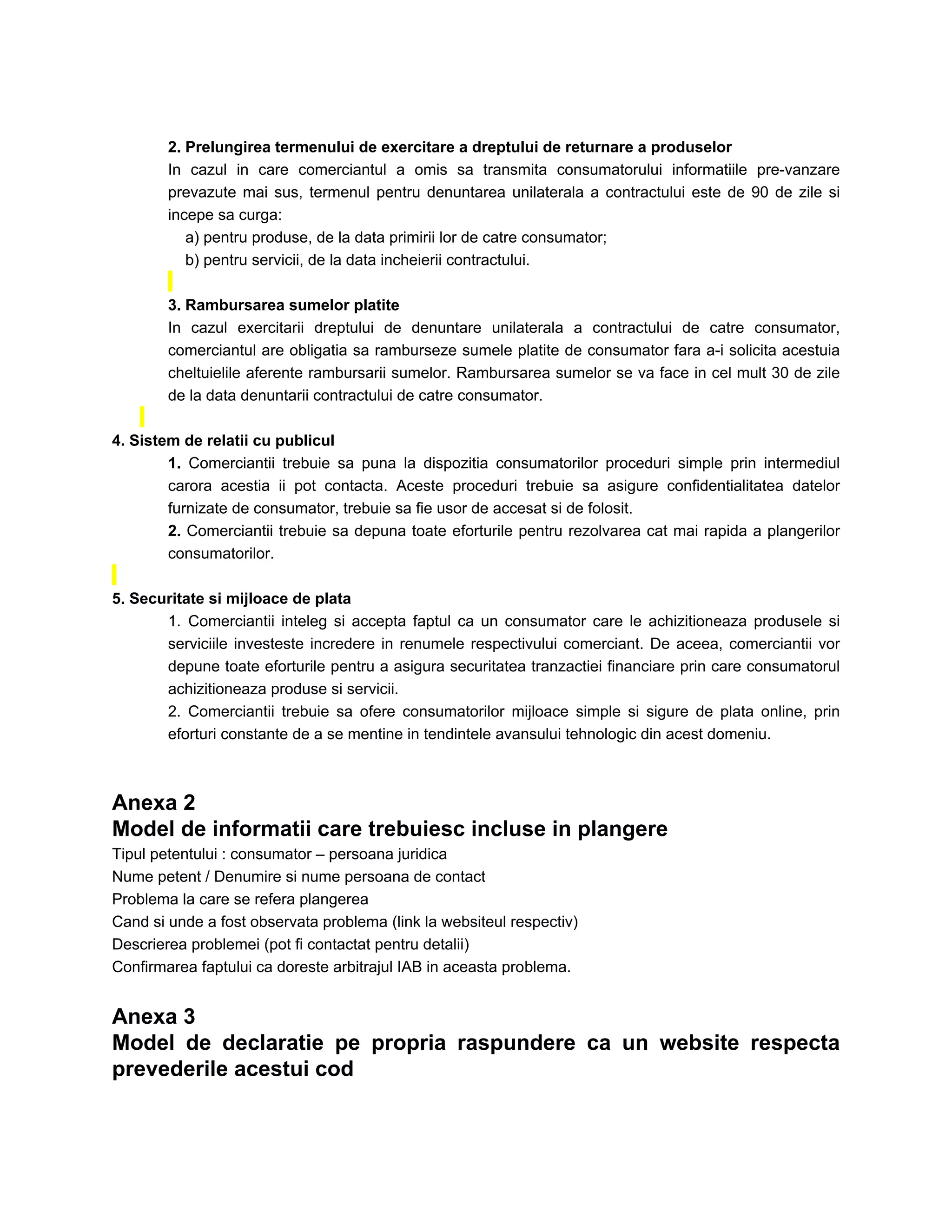 Codul de conduita propus de IAB Romania | PDF
