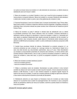 Codul de conduita propus de IAB Romania | PDF