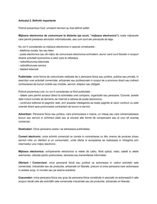 Codul de conduita propus de IAB Romania | PDF