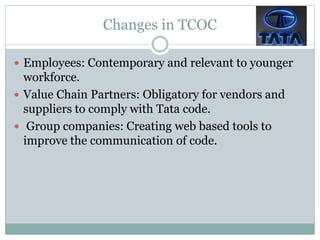 Cod tata group | PPTX