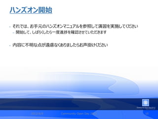 COD2012 T2/T3 : 実機で試す SQL Server の現状取得 | PPT