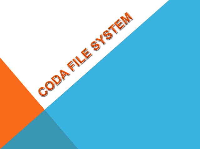 Coda file system | PPT