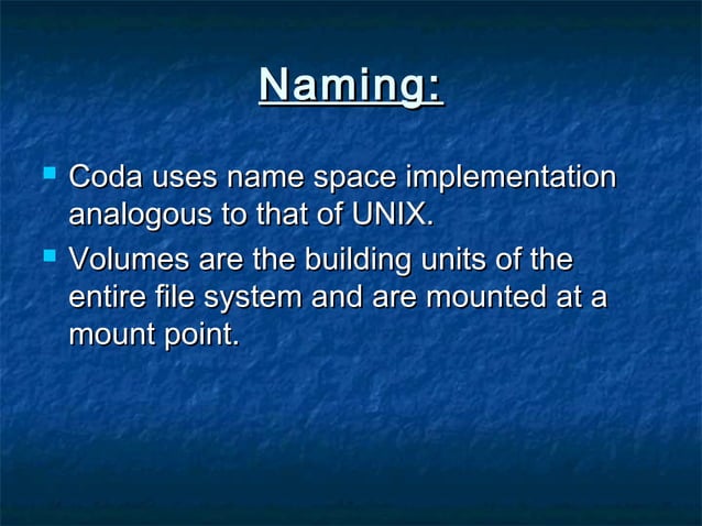 Coda file system tahir | PPT