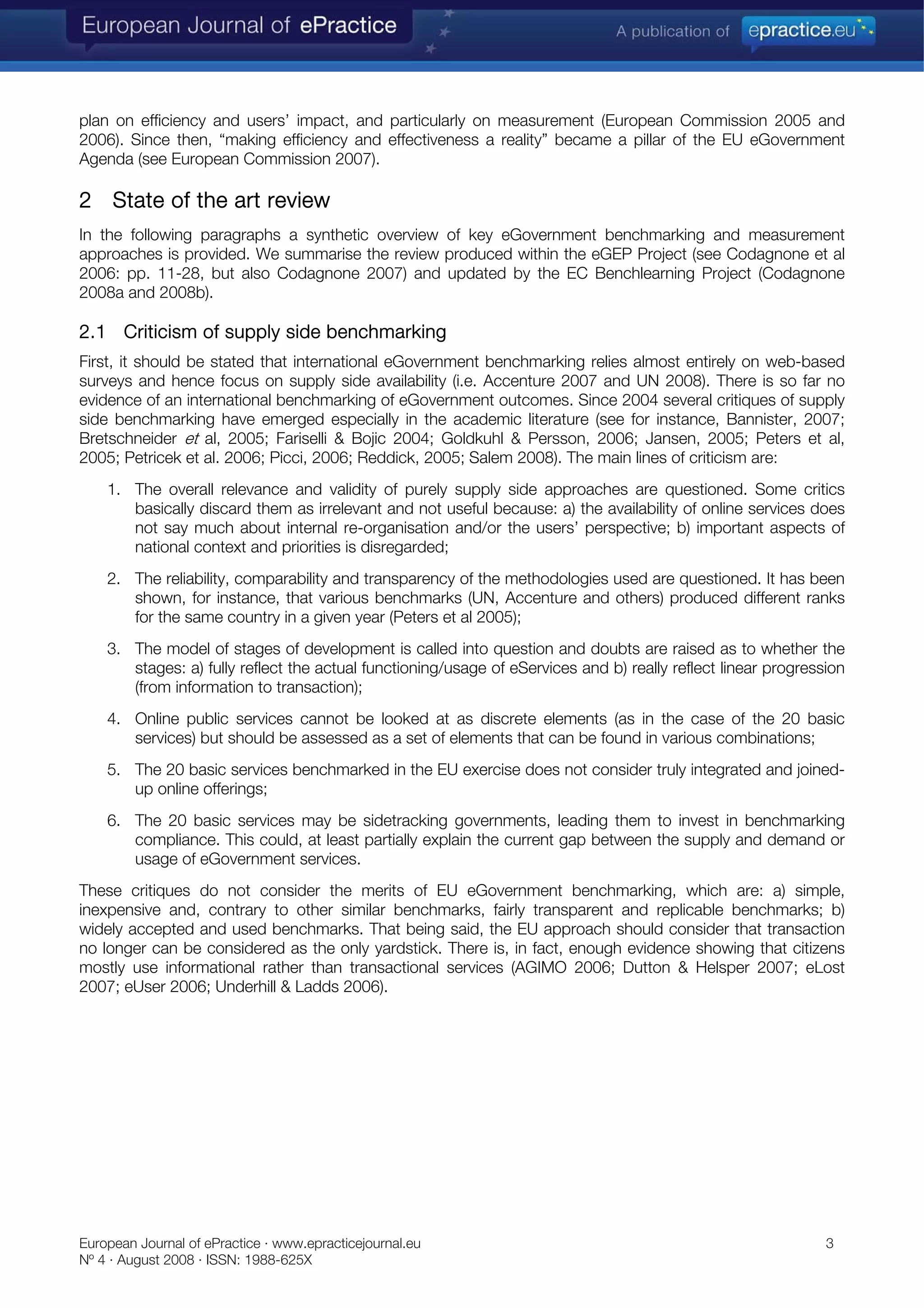 Benchmarking eGovernment: tools, theory, and practice | PDF
