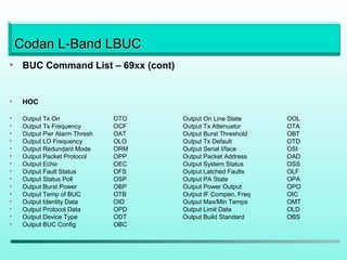 Codan buc presentation 6-1 | PPT