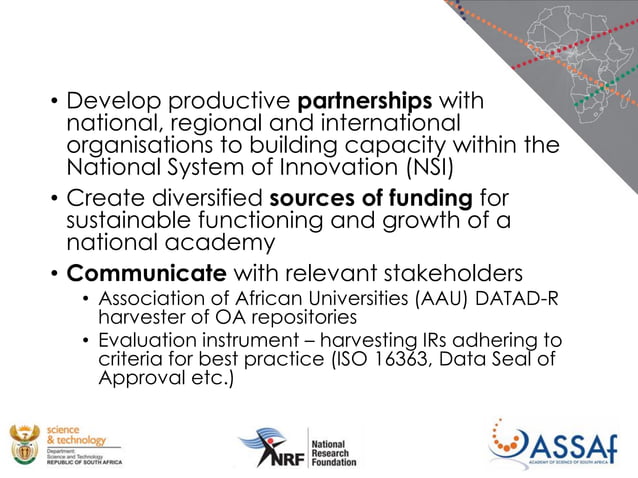 Perspectives from the African Open Science Platform (AOSP)/Paul Laughton | PPT