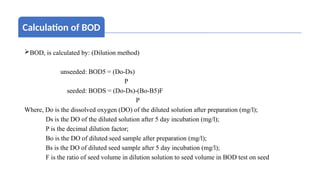 COD and BOD ppt hazards and safety management | PPTX