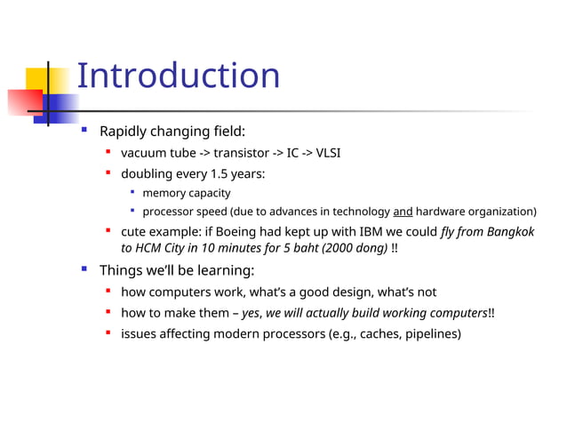 Computer Architecture Patterson chapter 1 .ppt