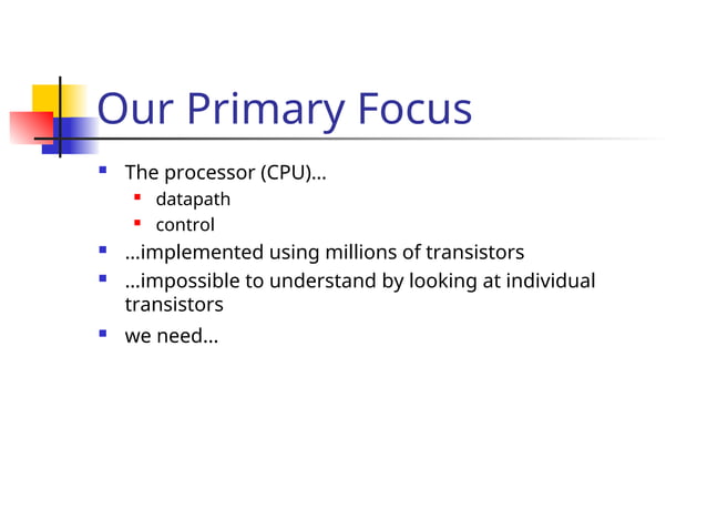 Computer Architecture Patterson chapter 1 .ppt