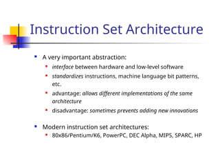 Computer Architecture Patterson chapter 1 .ppt