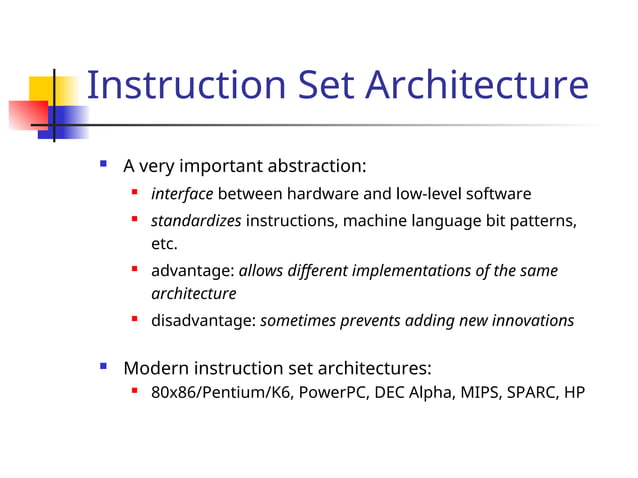 Computer Architecture Patterson chapter 1 .ppt