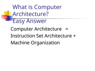 Computer Architecture Patterson chapter 1 .ppt