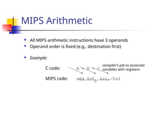 Computer Architecture Patterson chapter 3.ppt