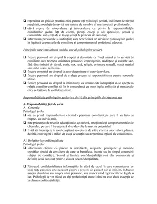 Cod deontologic | PDF