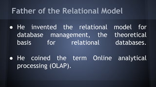 Codd's 12 rules | PDF