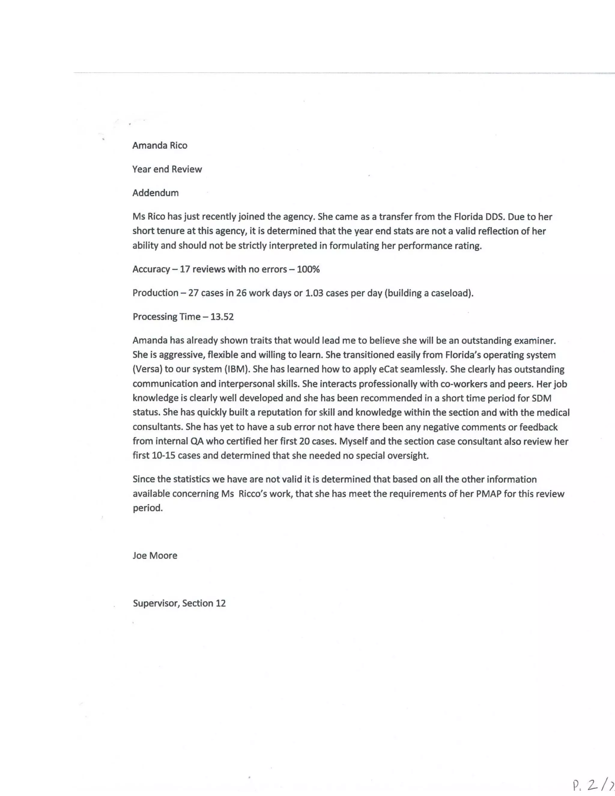 Co dds recommendation ltr | PDF