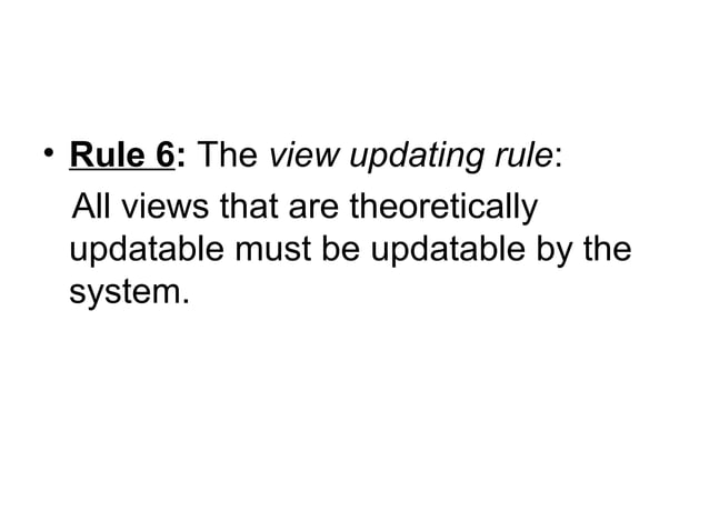Codds Rules Ppt 6504