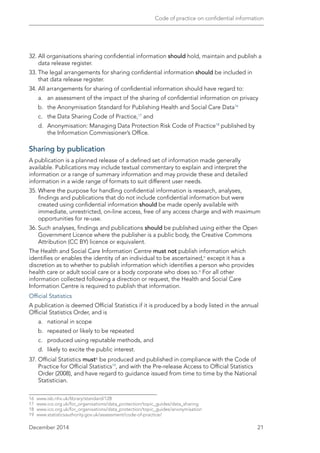 HSCIC 'Code of practice on confidential information' | PDF