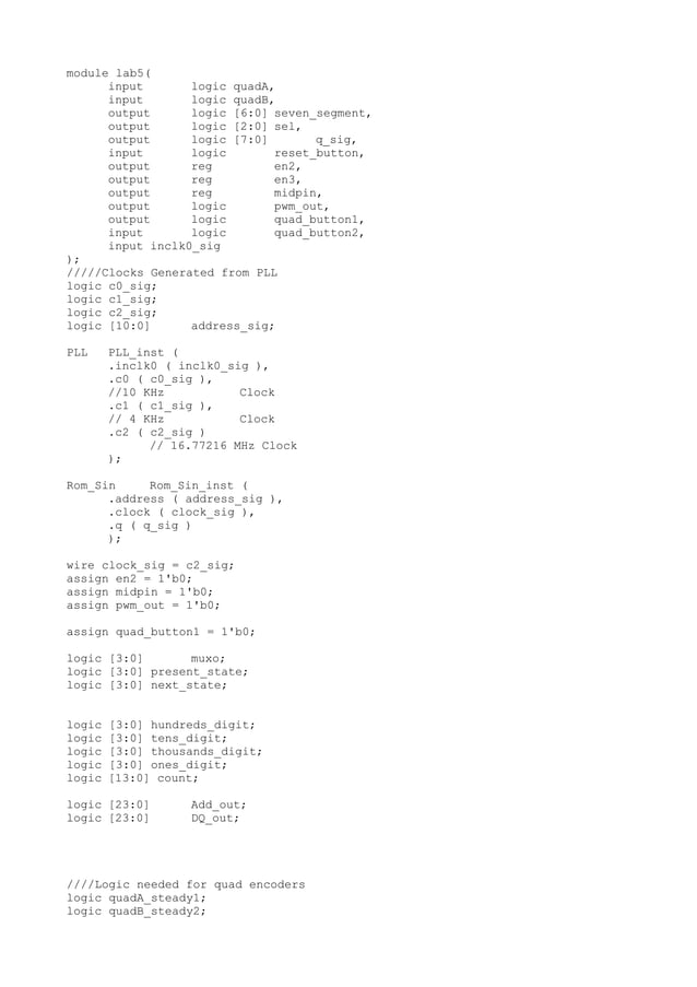 Sine Wave Generator with controllable frequency displayed on a seven ...