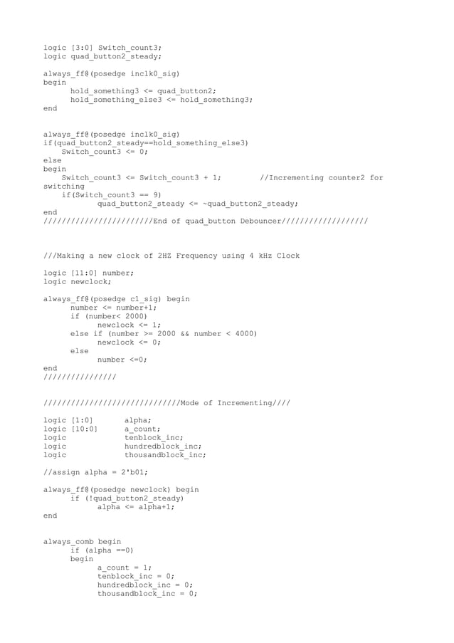 Sine Wave Generator with controllable frequency displayed on a seven segment board using FPGA ...