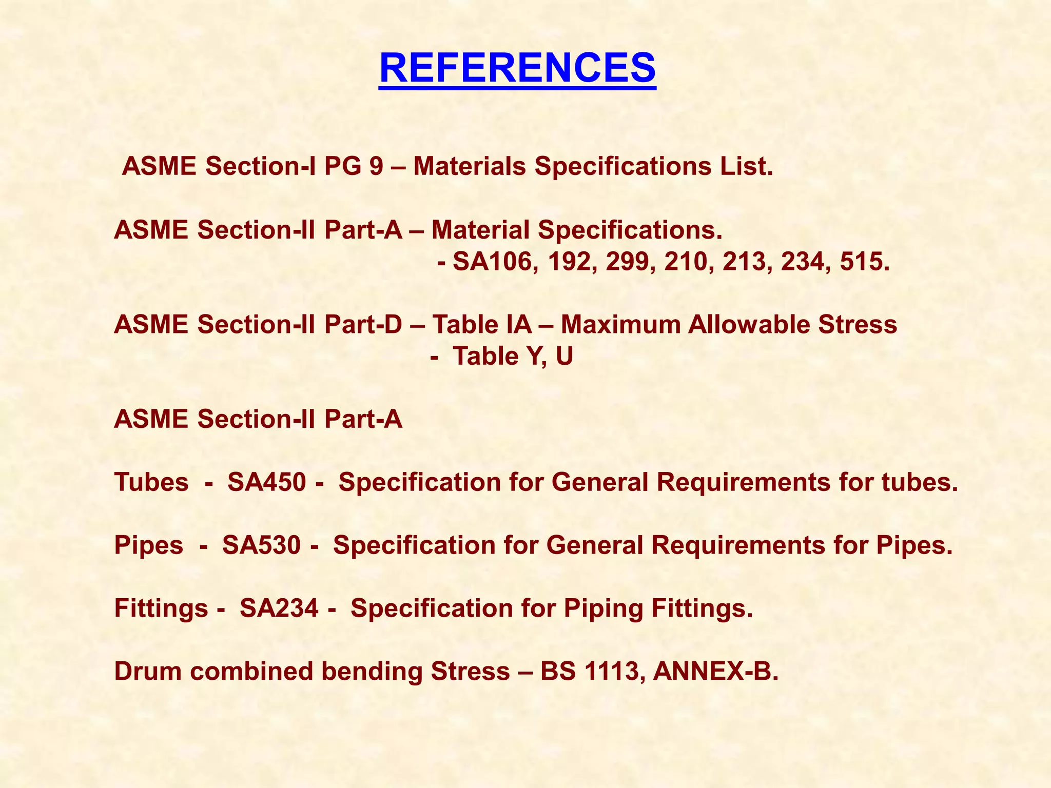 Piping Code & Standards Presentation | PPT