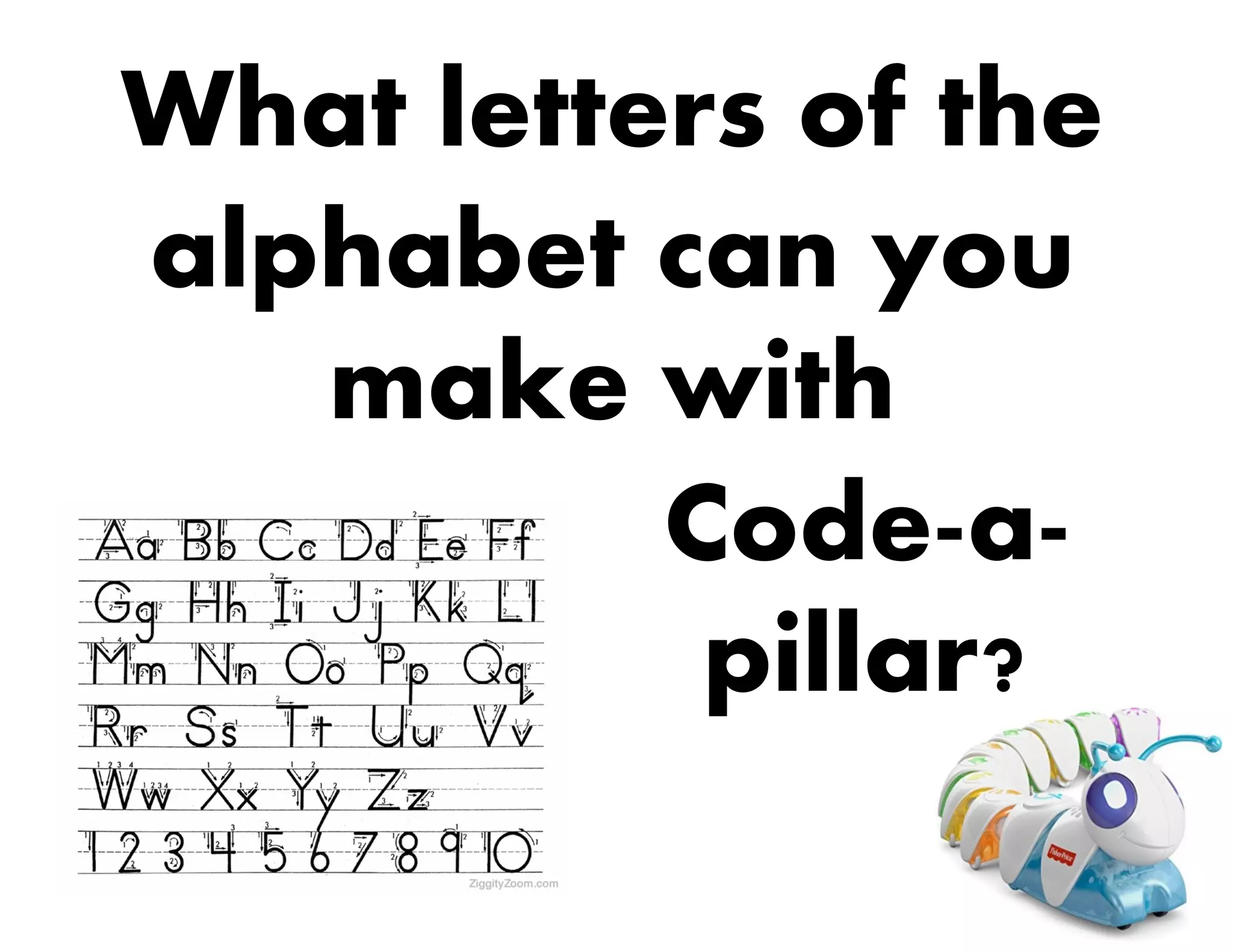 Code-a-pillar Challenge Cards | PPT