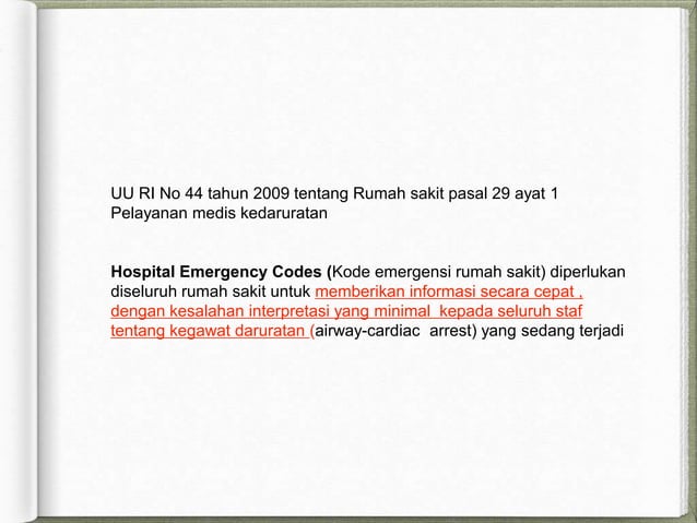 Panduan Codeblue - RSSA & FKUB | PDF