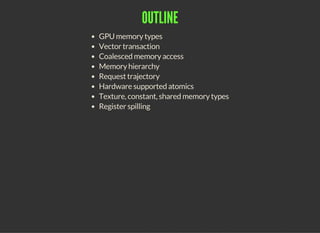Code GPU with CUDA - Memory Subsystem | PDF