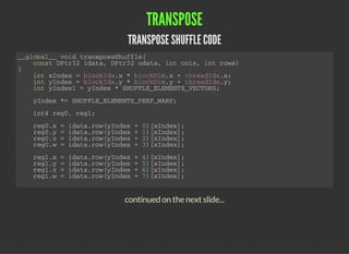 Code GPU with CUDA - Applying optimization techniques | PPT