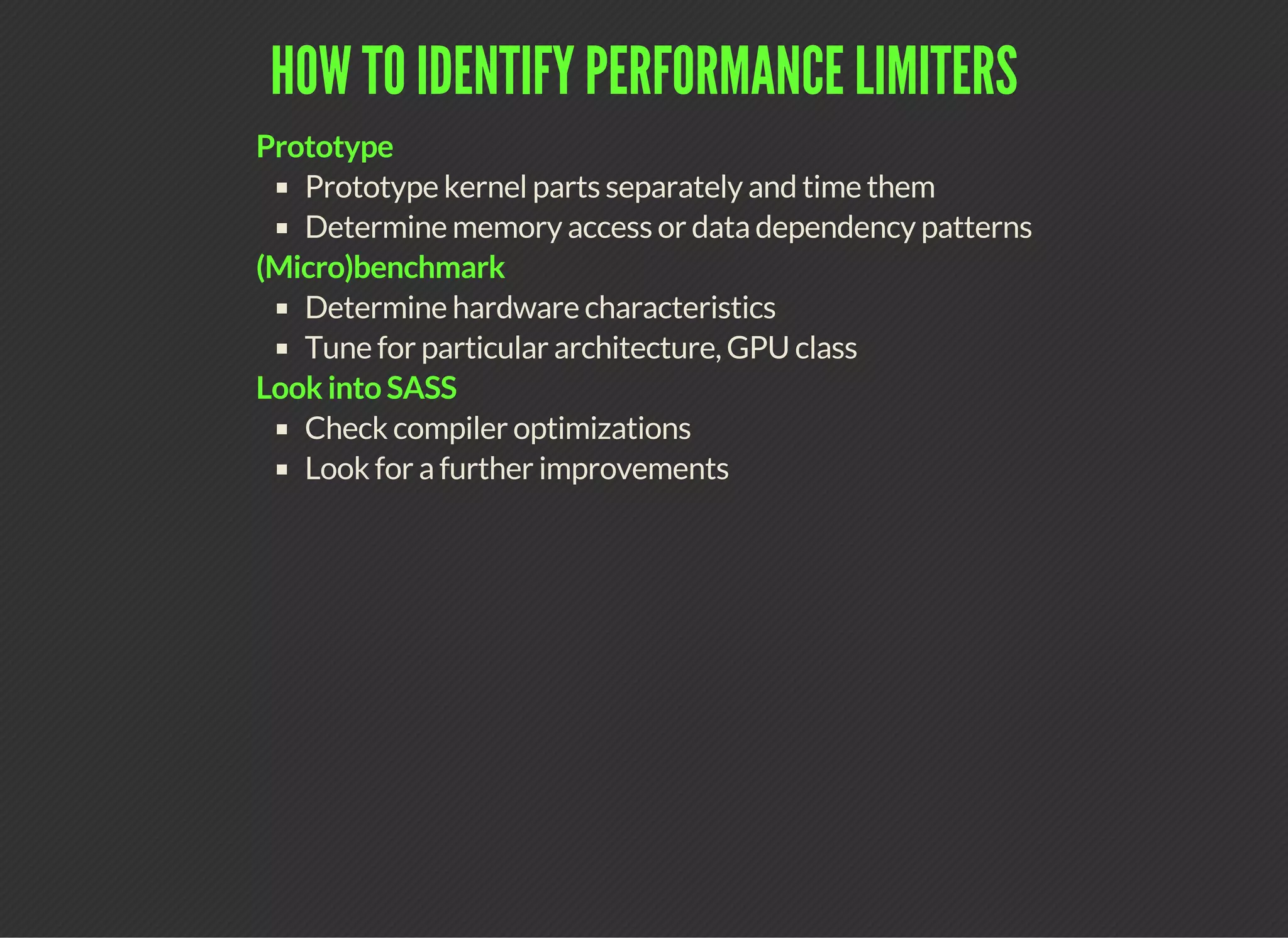Code GPU with CUDA - Identifying performance limiters | PPT Code GPU with CUDA - Identifying performance limiters | PPT
