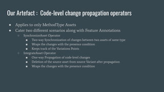 Code level change propagation in virtual platform | PPT